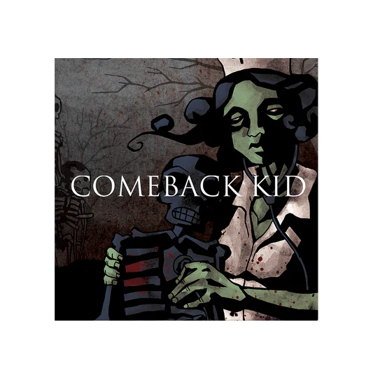 Wake the Dead 7" - Half Black Ice / Half Ruby w/ Bone Splatter – Comeback Kid US/Worldwide Store